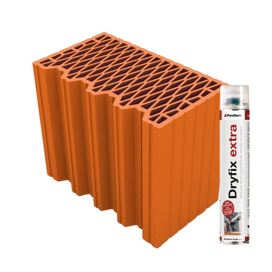 Porotherm 30 X Sarok Rapid Dryfix tégla